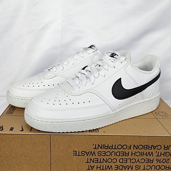 Nike | Shoes | Nike Court Vision Lo Nn White Black Dh29871 Menswomens ...